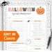 Editable Halloween Questionnaire Boo Buddies Printable Youve Been Booed ...