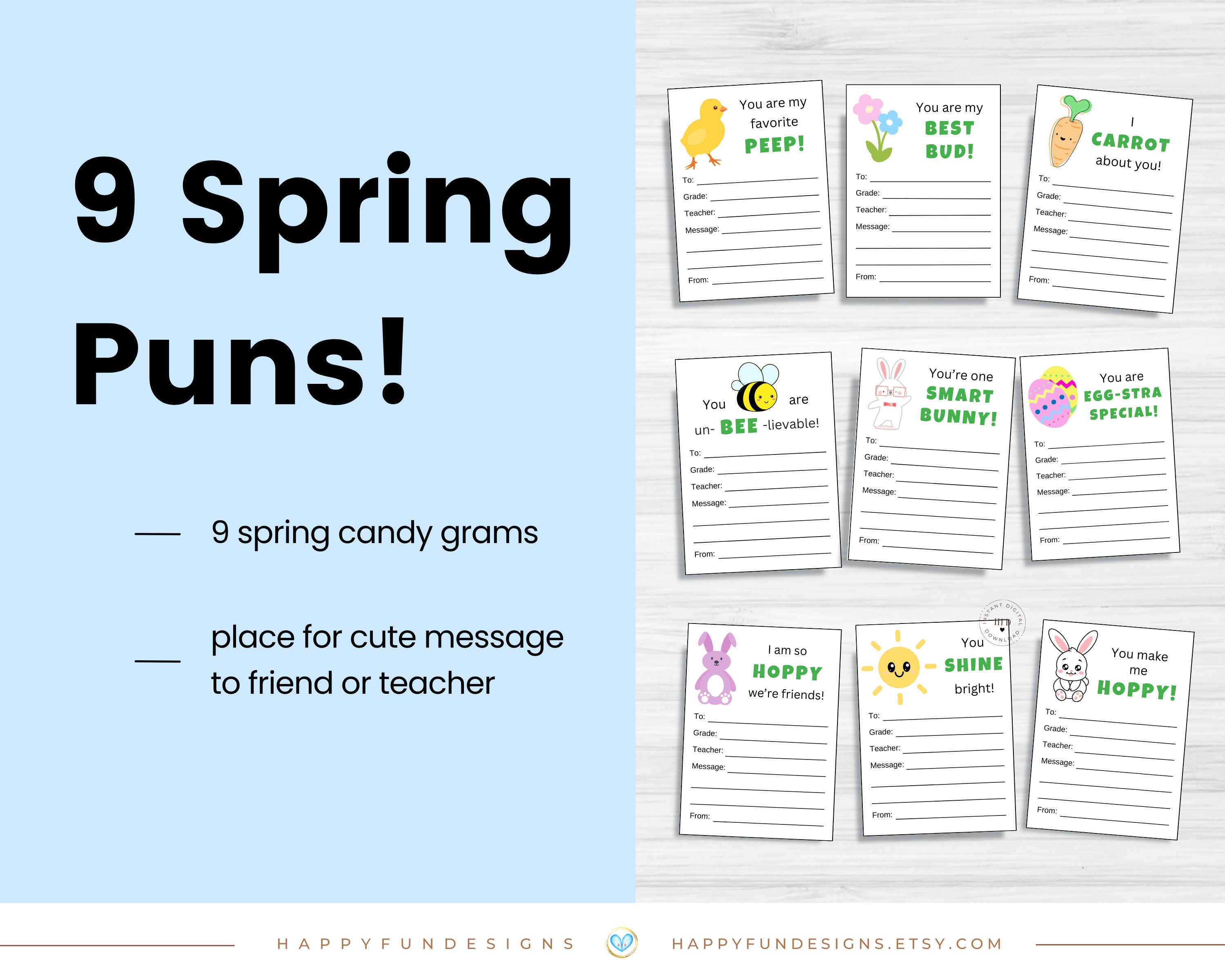 Spring Grams, PTA Easter School Fundraiser, School Candy Gram, School ...