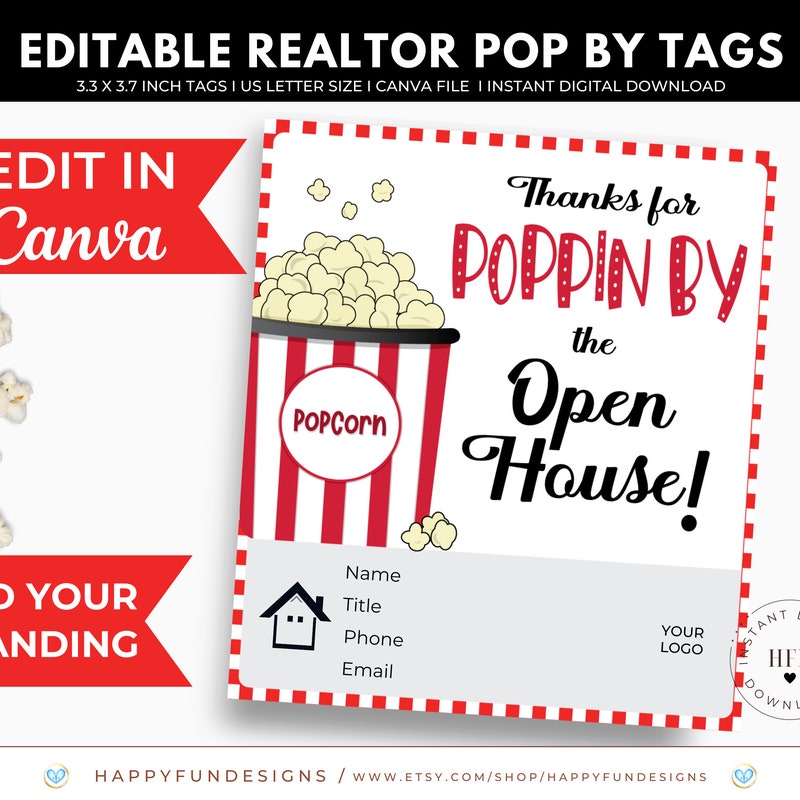 Thank You for Popping By - Etsy