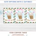 Teacher Appreciation Coffee Gift Tags Printable, Thanks a Latte, Sip ...