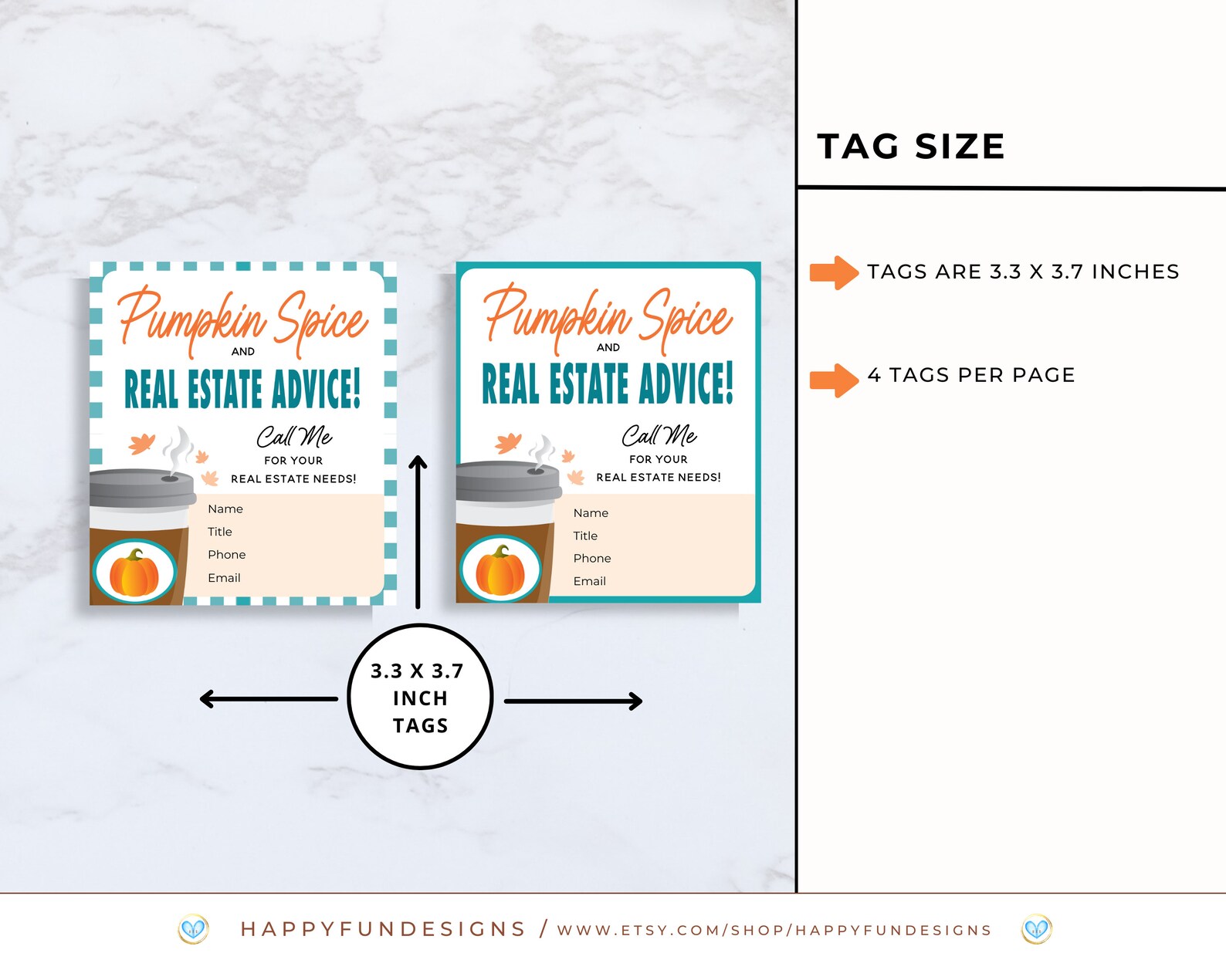 Fall Pumpkin Pop by Tag Printable Pumpkin Spice and Real - Etsy