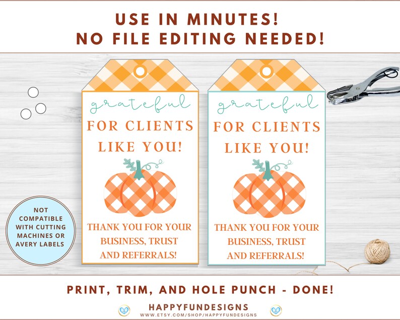 Fall Pop by Tag for Realtor Printable, Realtor Closing Gift, Pumpkin ...