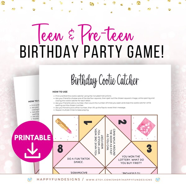 Cootie Catcher - Etsy