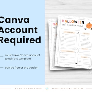 Editable Halloween Questionnaire Boo Buddies Printable Youve Been Booed ...