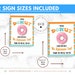 Donut You Know Sign Printable Donut Thank You, Donut Sign Digital ...