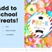 Prek Preschool Class Ring Candy Tag Printable, Prek Candy Ring Class ...