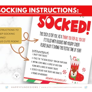 You've Been Socked Printable, PTA Thank You Teacher Staff Appreciation ...