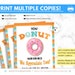 Donut You Know Sign Printable Donut Thank You, Donut Sign Digital ...