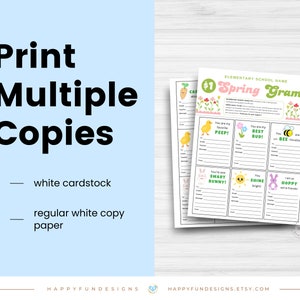 Spring Grams, PTA Easter School Fundraiser, School Candy Gram, School ...