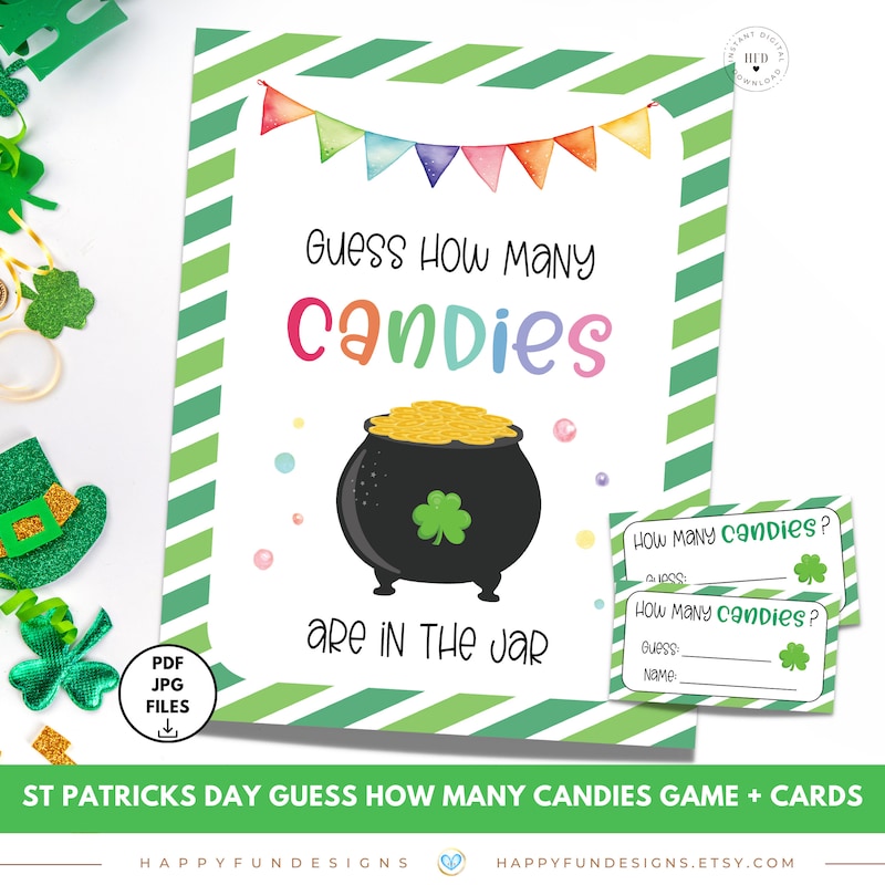St Patricks Day Jar - Etsy