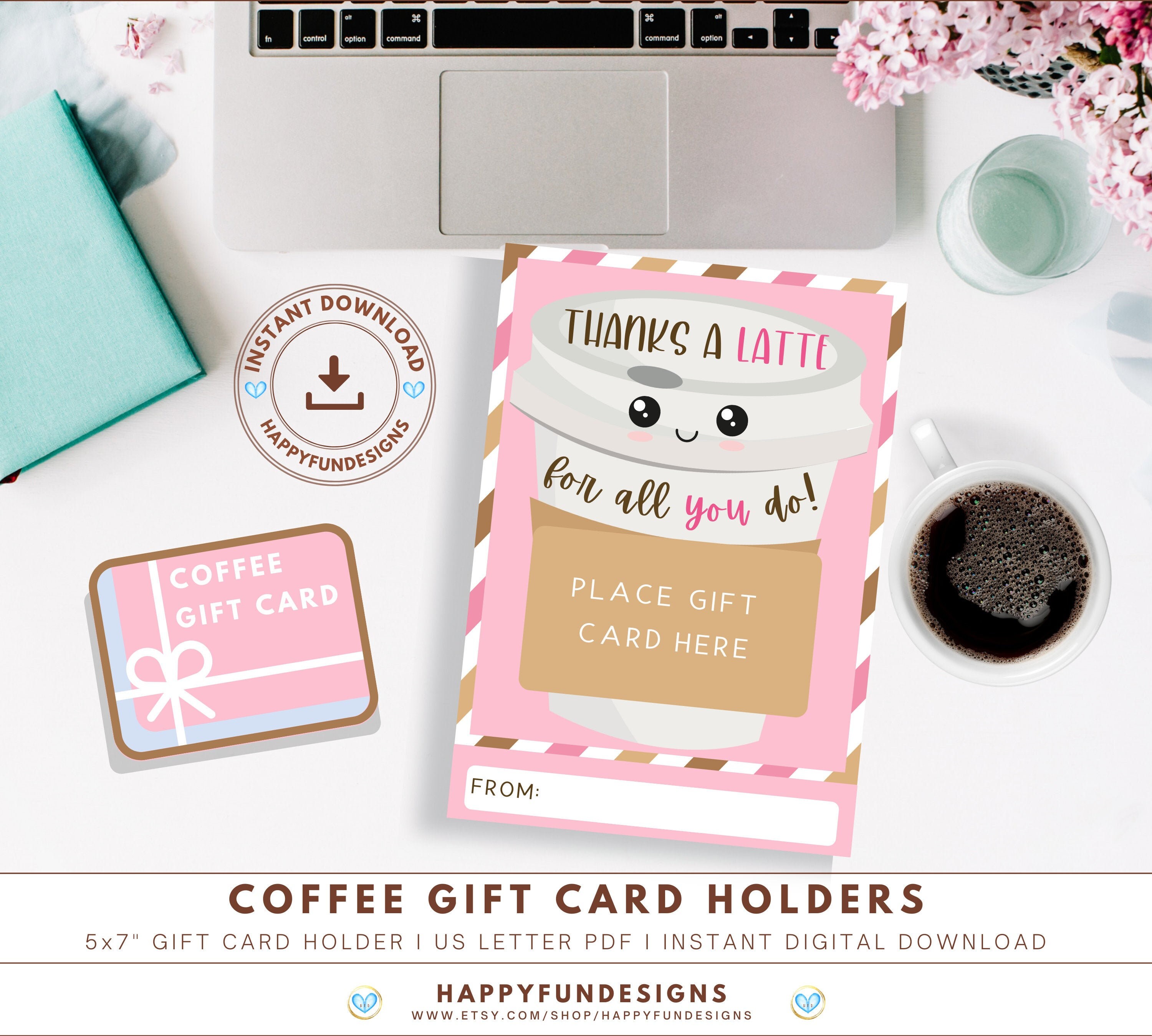 Teacher Gift First Day of School Coffee Gift Card Holder - Etsy