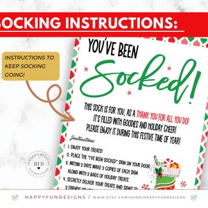 You've Been Socked Printable, PTA Thank You Teacher Staff Appreciation ...