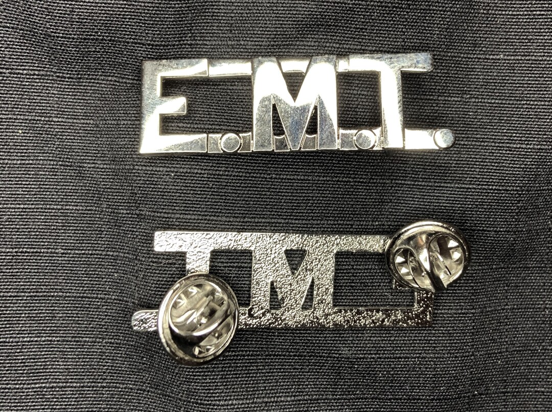 Silver EMT Pin - Etsy
