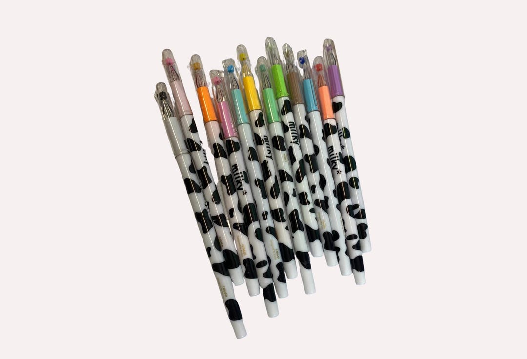 Milky Gel Pens - Smooth Writing - 12 Piece Color Set - Etsy