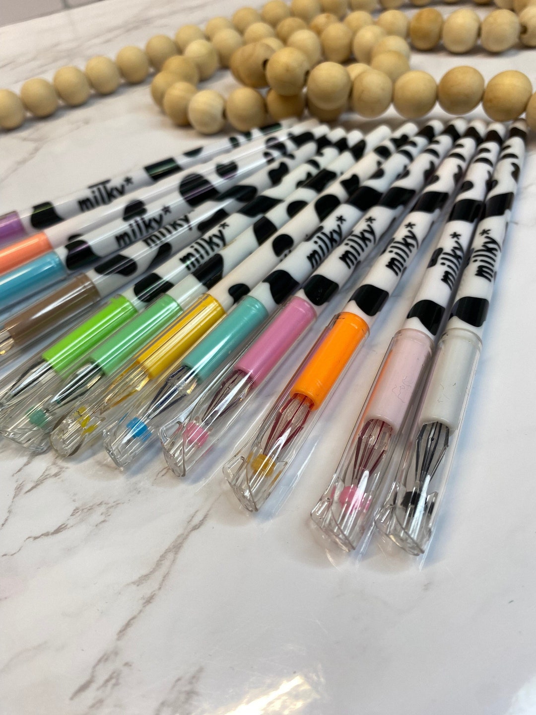 Milky Gel Pens - Color Gel Pens - Gel Ink - Etsy