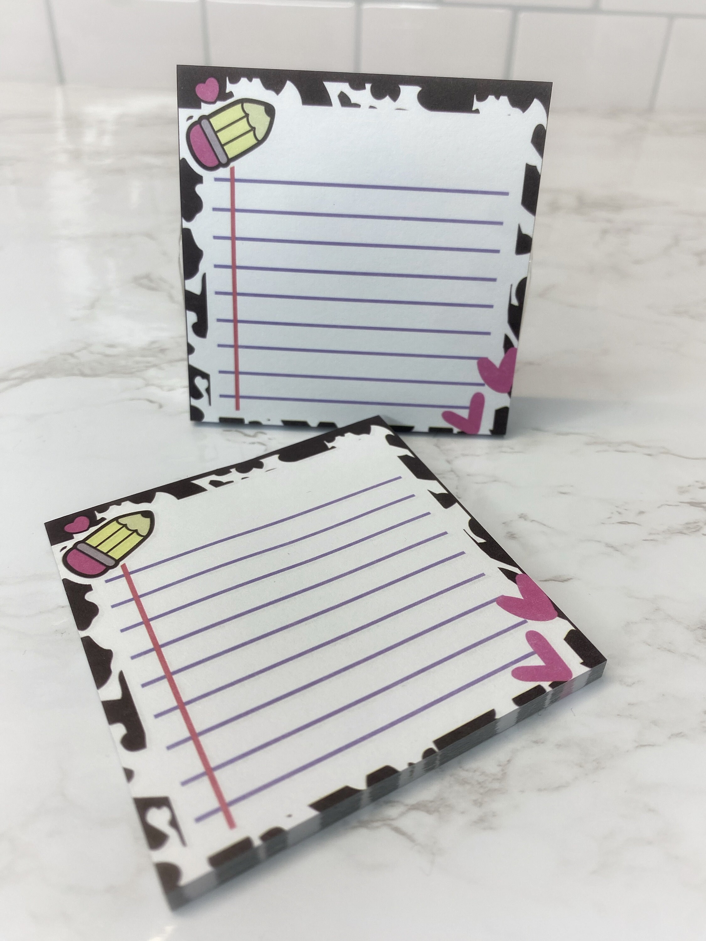 Retro Sticky Notes, Cute Post-it Notes, Sticky Notes, Custom Made ...