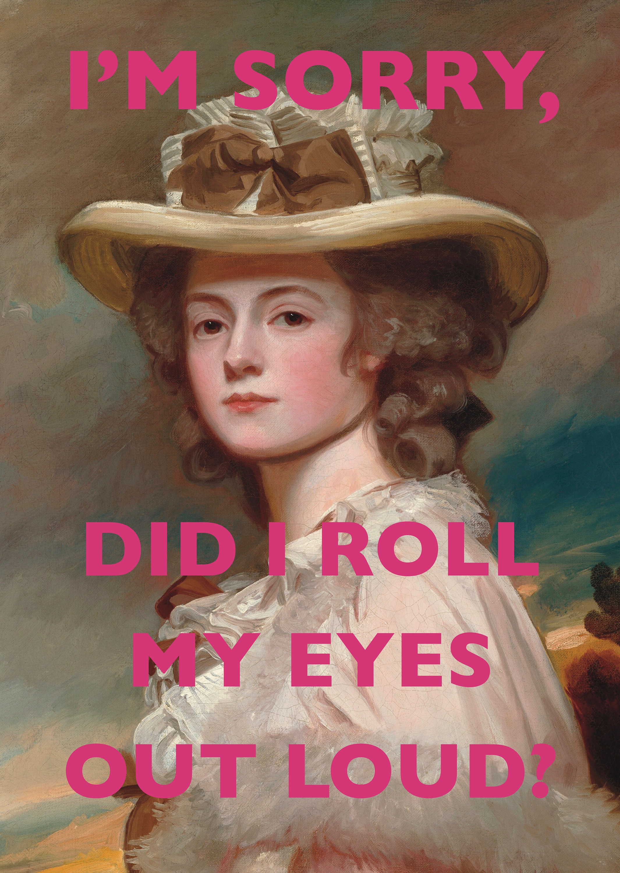 Im Sorry Did I Roll My Eyes Out Loud Quote Print Humour - Etsy