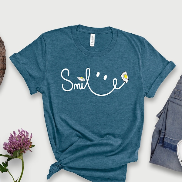 Smiley Face T Shirts - Etsy