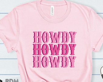 Howdy Women Shirt | Etsy