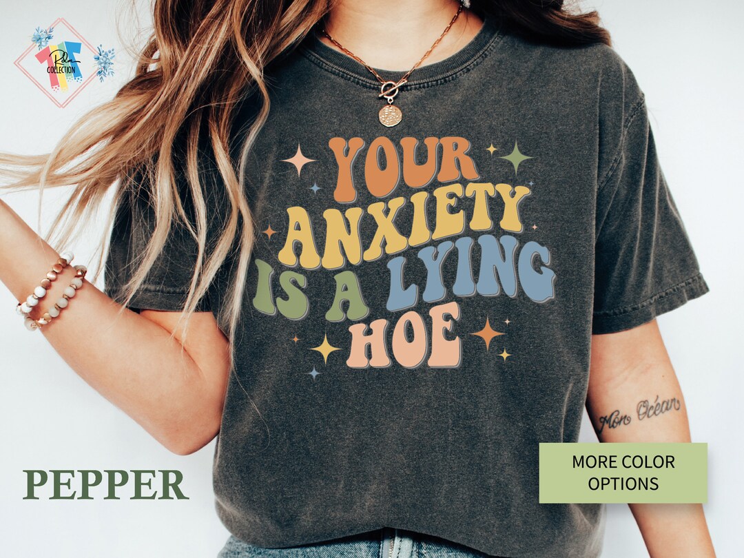 Mental Health Awareness Comfort Colors T-shirt: Anxiety Tee - Etsy