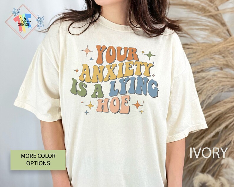 Mental Health Awareness Comfort Colors T-shirt: Anxiety Tee - Etsy