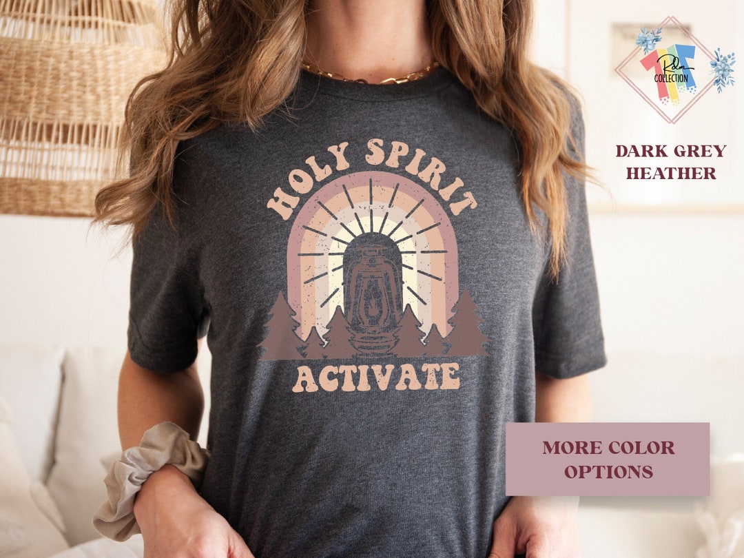 Holy Spirit Activate Jesus Shirt Funny Christian Shirt Holy Spirit ...