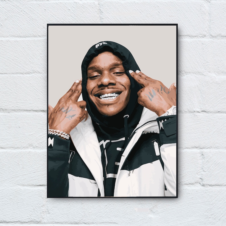 Da Baby Poster Print | Da Baby Wall Decor | Da Baby Portrait | Da Baby ...