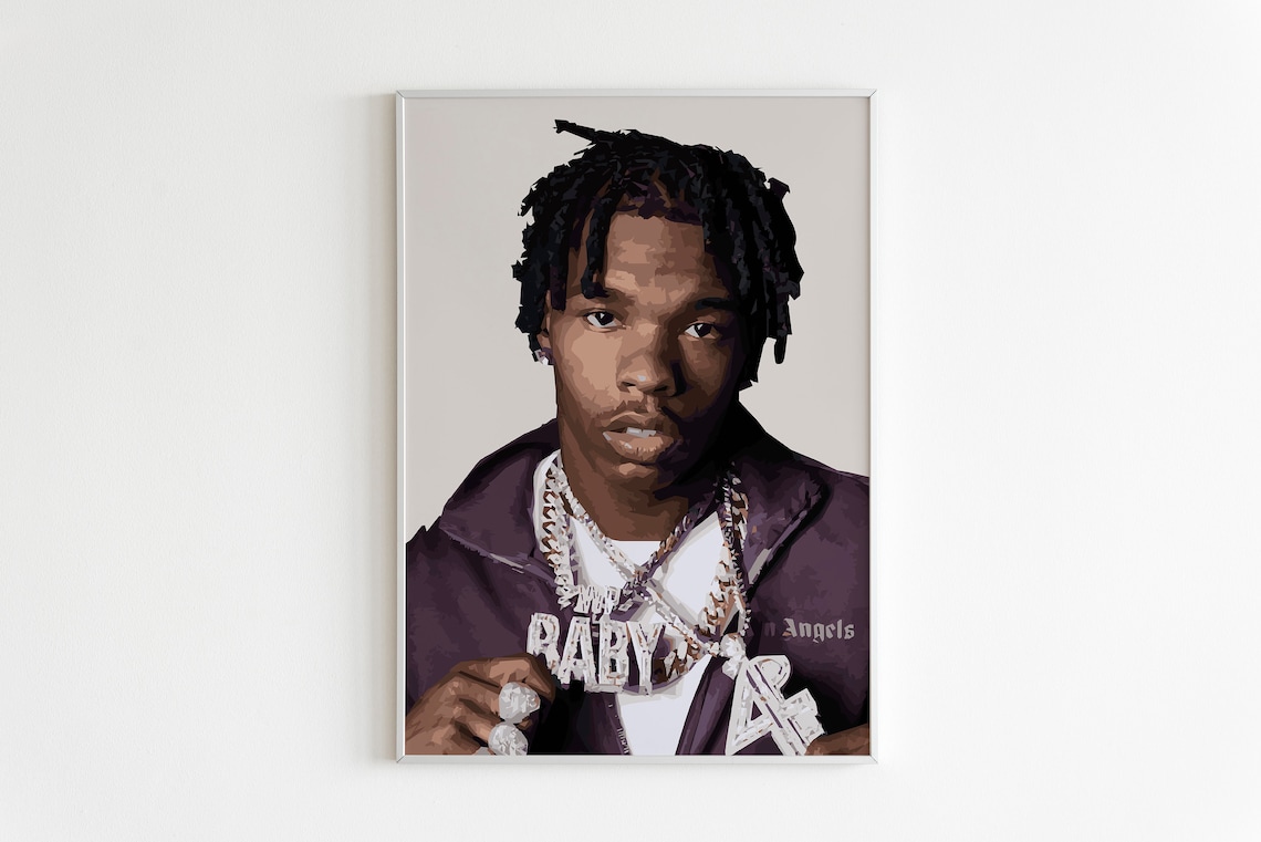 Lil Baby Poster Print | Lil Baby Wall Decor Poster | Hip Hop | Lil Baby ...