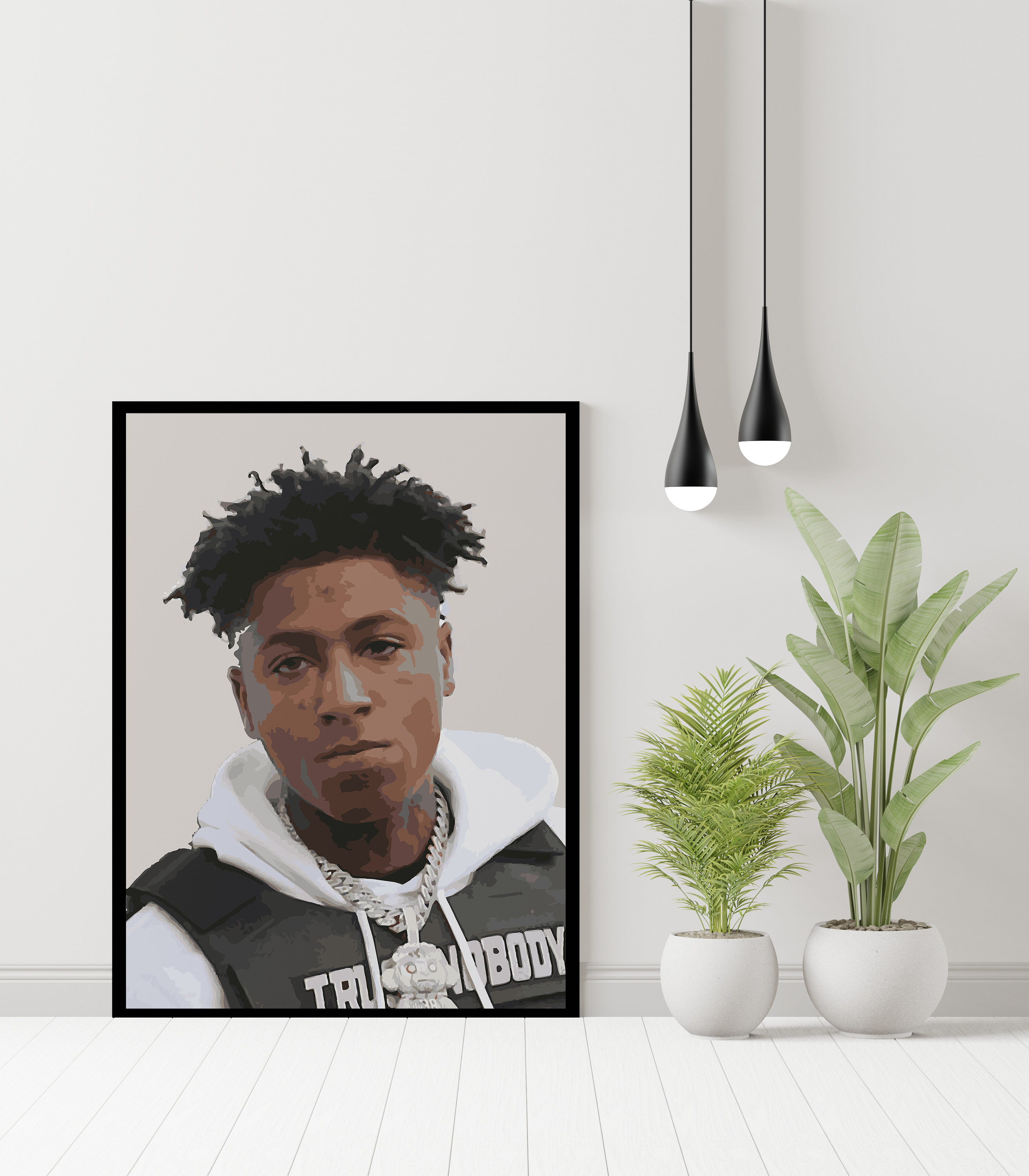 NBA Youngboy Poster Print | NBA Youngboy Wall Decor | Hip Hop ...