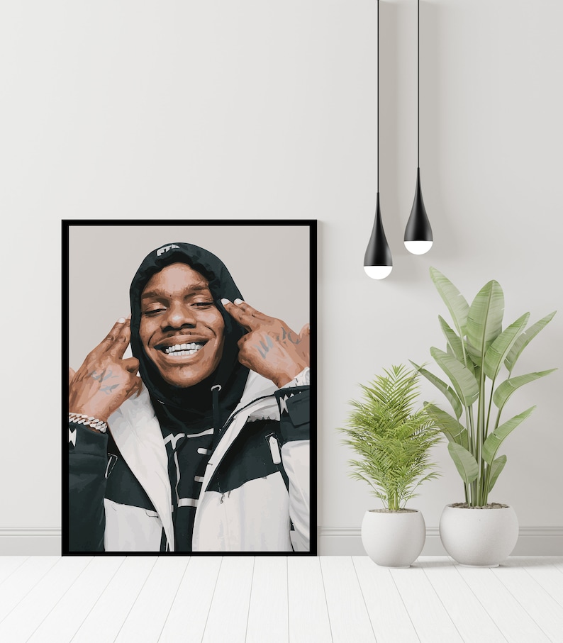 Da Baby Poster Print | Da Baby Wall Decor | Da Baby Portrait | Da Baby ...