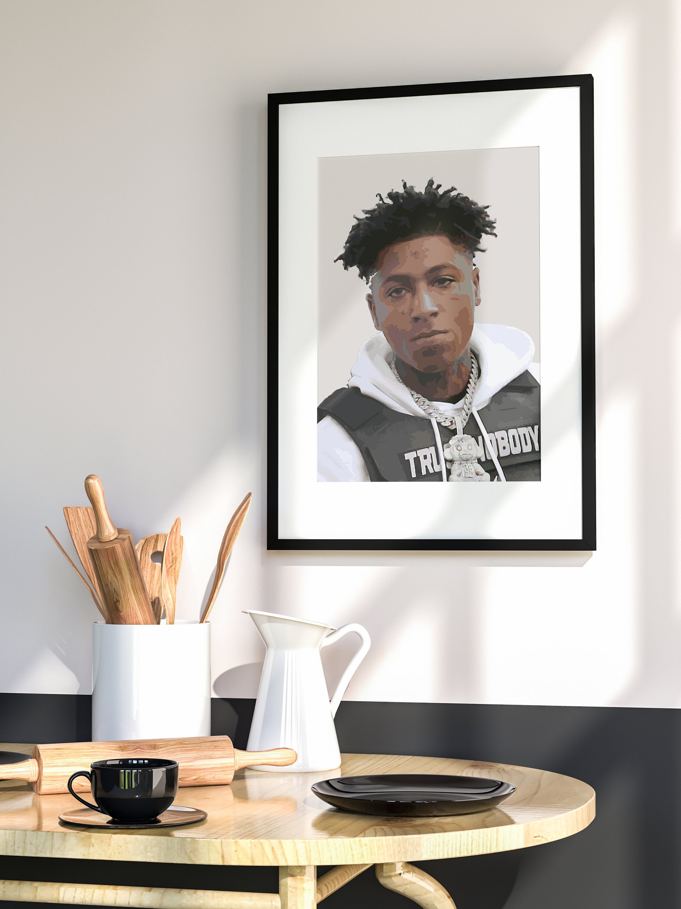 NBA Youngboy Poster Print | NBA Youngboy Wall Decor | Hip Hop ...