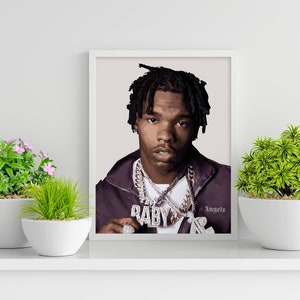Lil Baby Poster Print | Lil Baby Wall Decor Poster | Hip Hop | Lil Baby ...