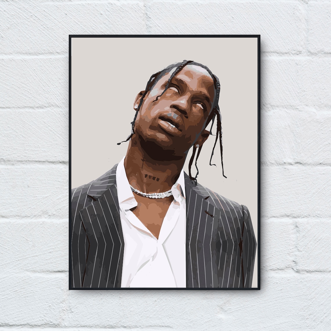 Travis Scott Poster Print | Travis Scott Wall Decor | Hip Hop ...