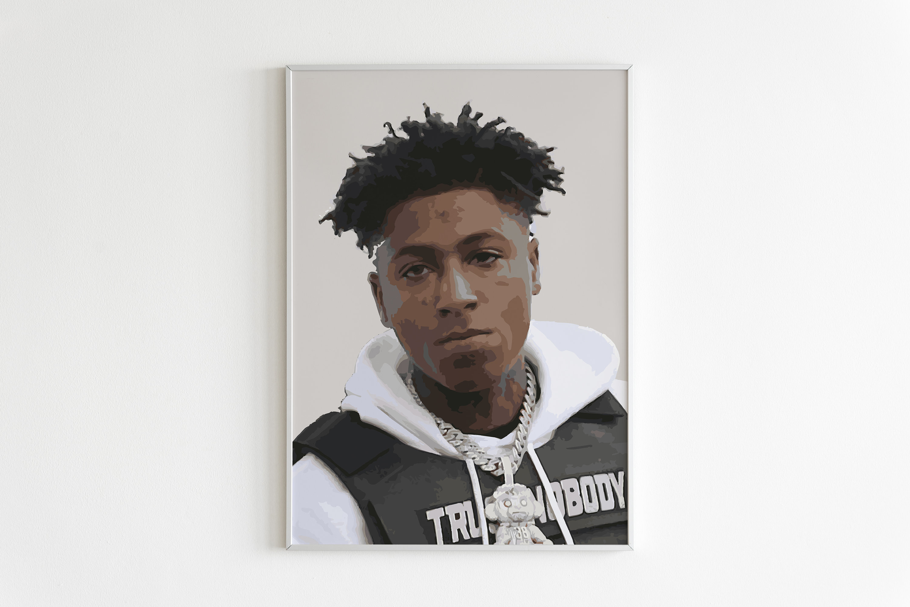 NBA Youngboy Poster Print | NBA Youngboy Wall Decor | Hip Hop ...