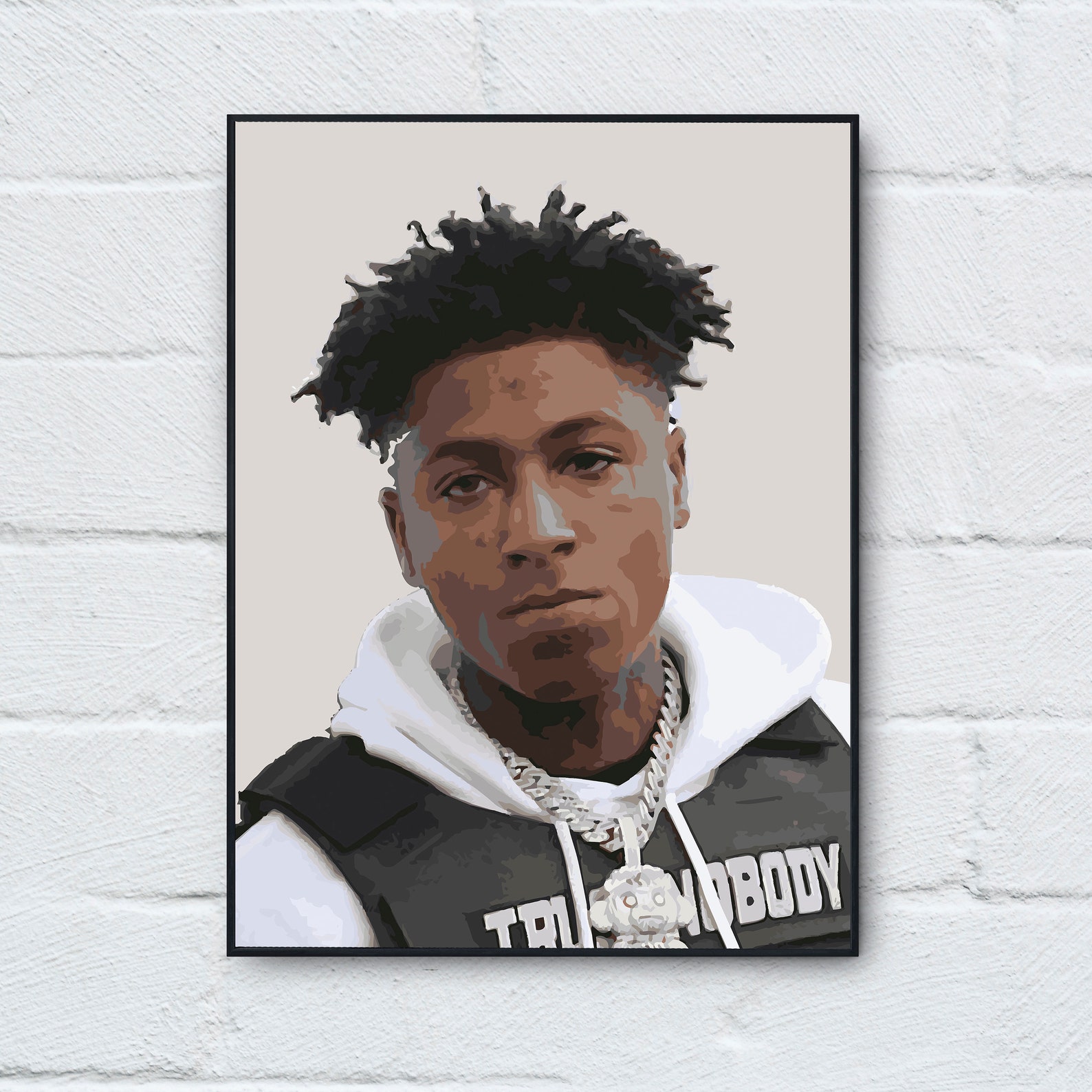 NBA Youngboy Poster Print | NBA Youngboy Wall Decor | Hip Hop ...