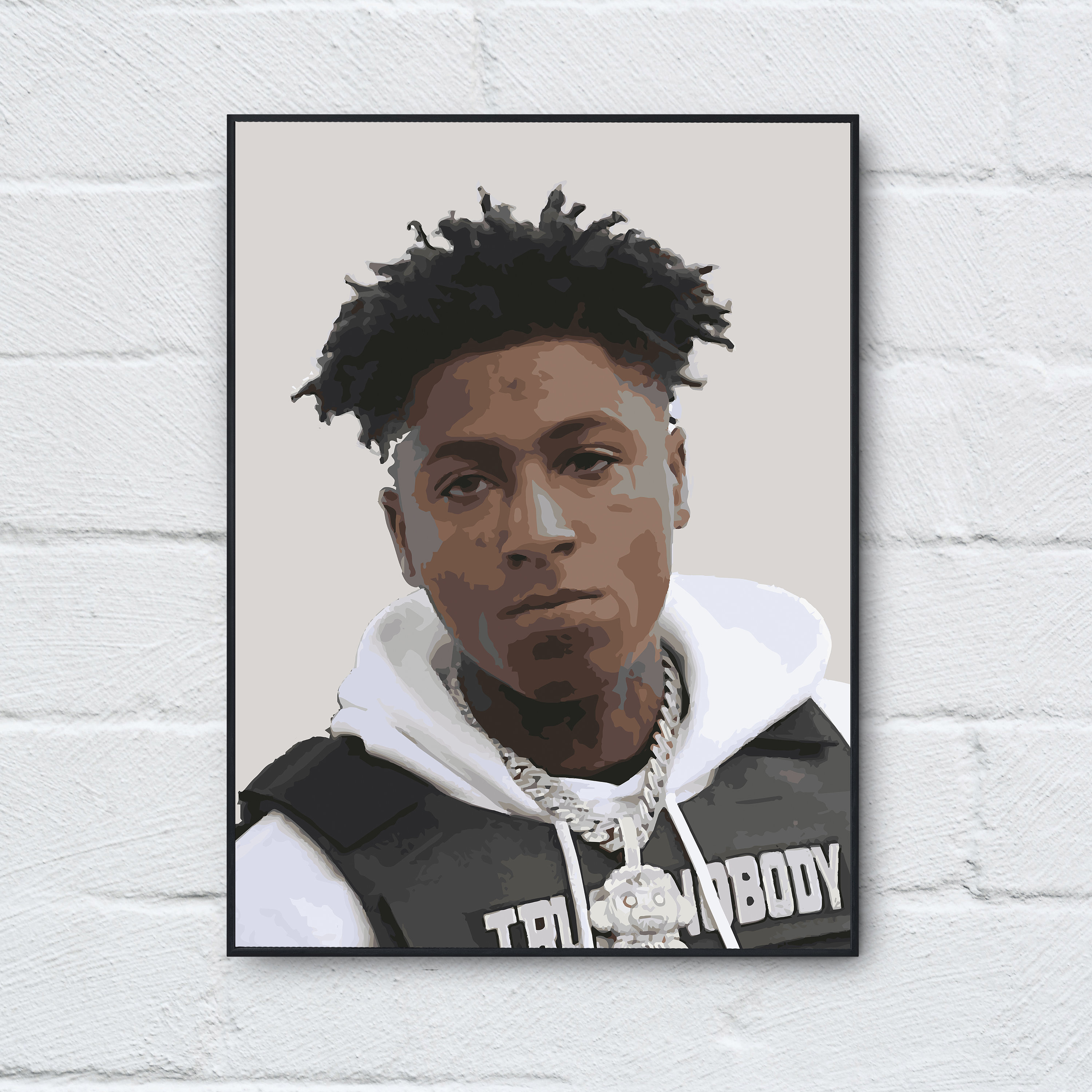 NBA Youngboy Poster Print | NBA Youngboy Wall Decor | Hip Hop ...