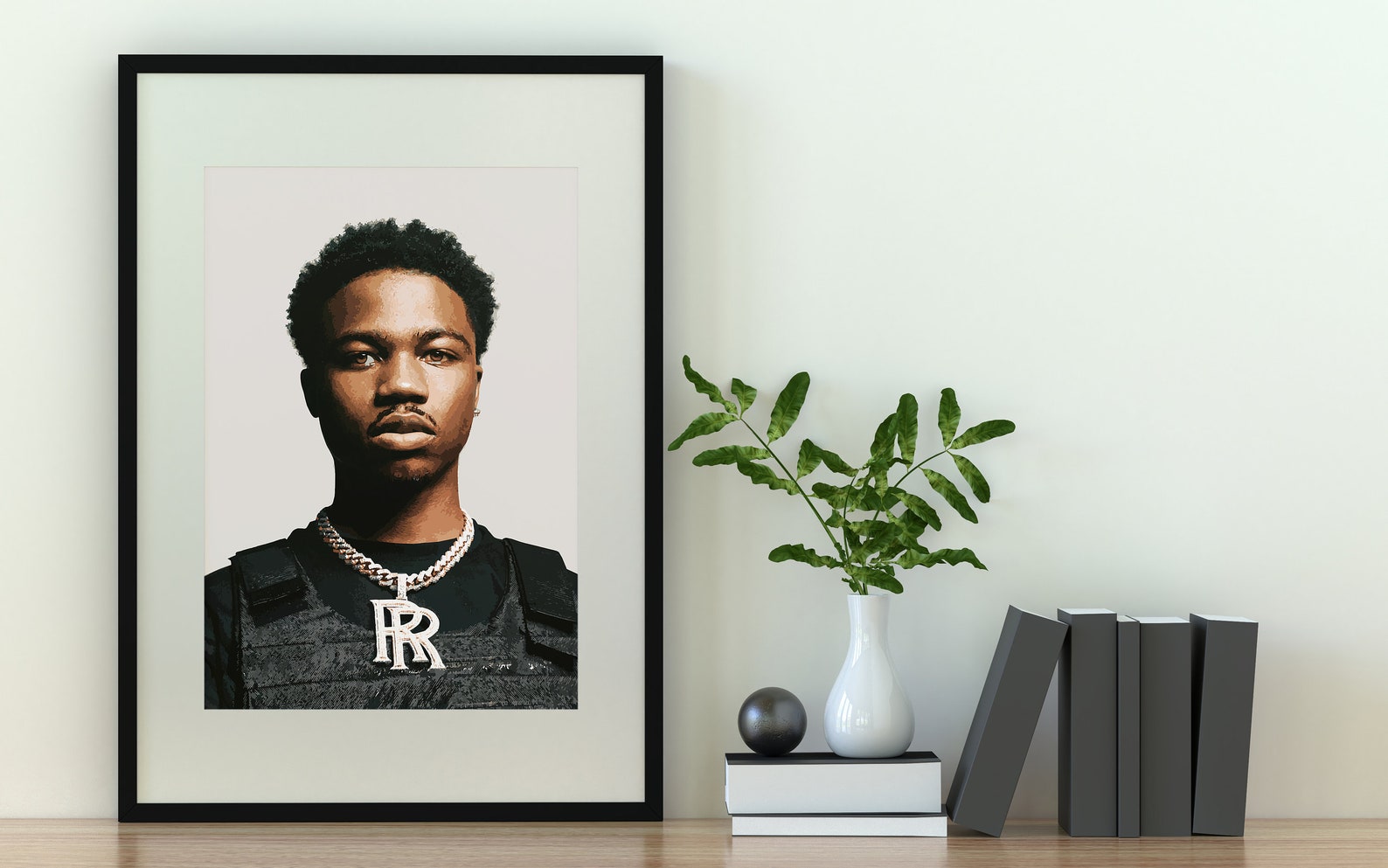 Roddy Ricch Poster Print | Roddy Ricch Wall Decor | Hip Hop | Portrait ...