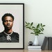 Roddy Ricch Poster Print | Roddy Ricch Wall Decor | Hip Hop | Portrait ...