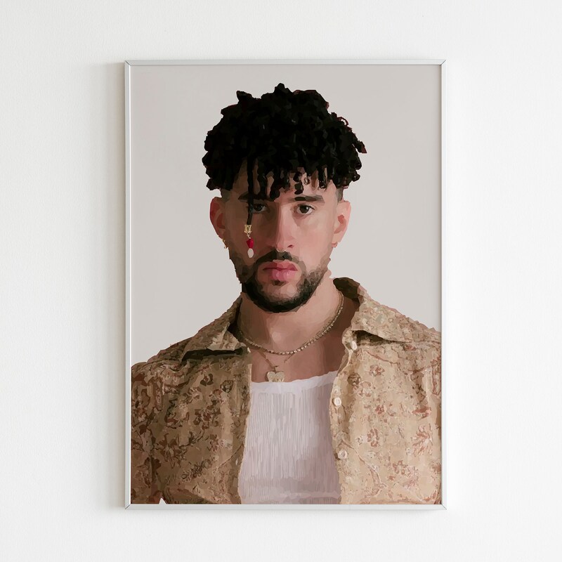 Bad Bunny Poster - Etsy