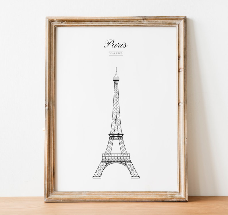 Poster, Paris Poster, Eiffel Tower Poster, Eiffel Tower, Wall ...
