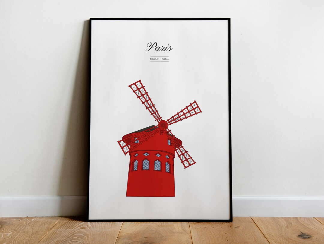 Poster, Paris Poster, Moulin Rouge Poster, Moulin Rouge, Wall ...