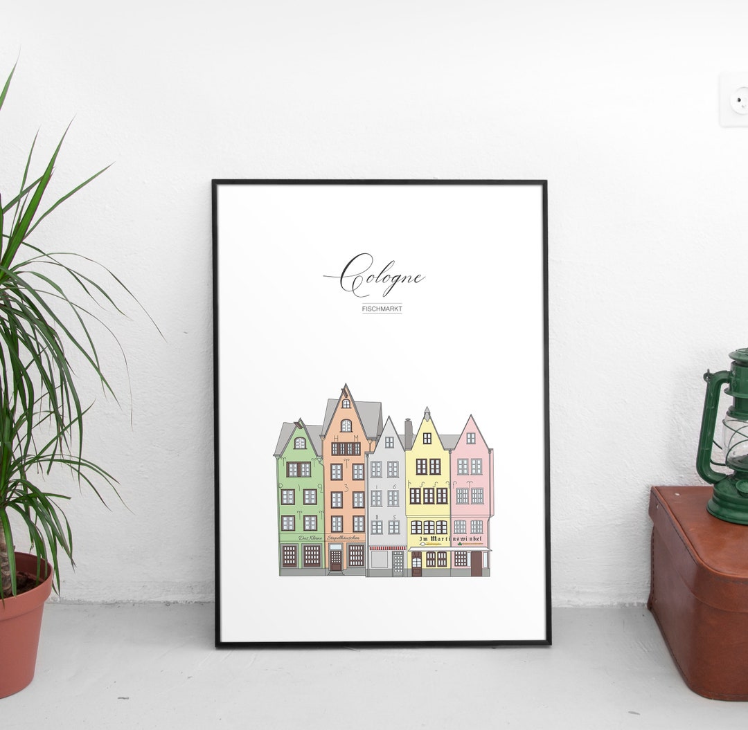 Poster, Cologne Poster, K'ln Poster, Germany, Cologne, Wall ...