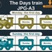 ENGLISH Days Train / the Days of the Week / School Days Poster ...