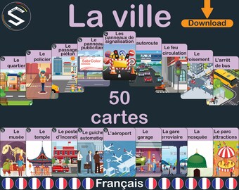 Vocabulaire De Ville - Etsy