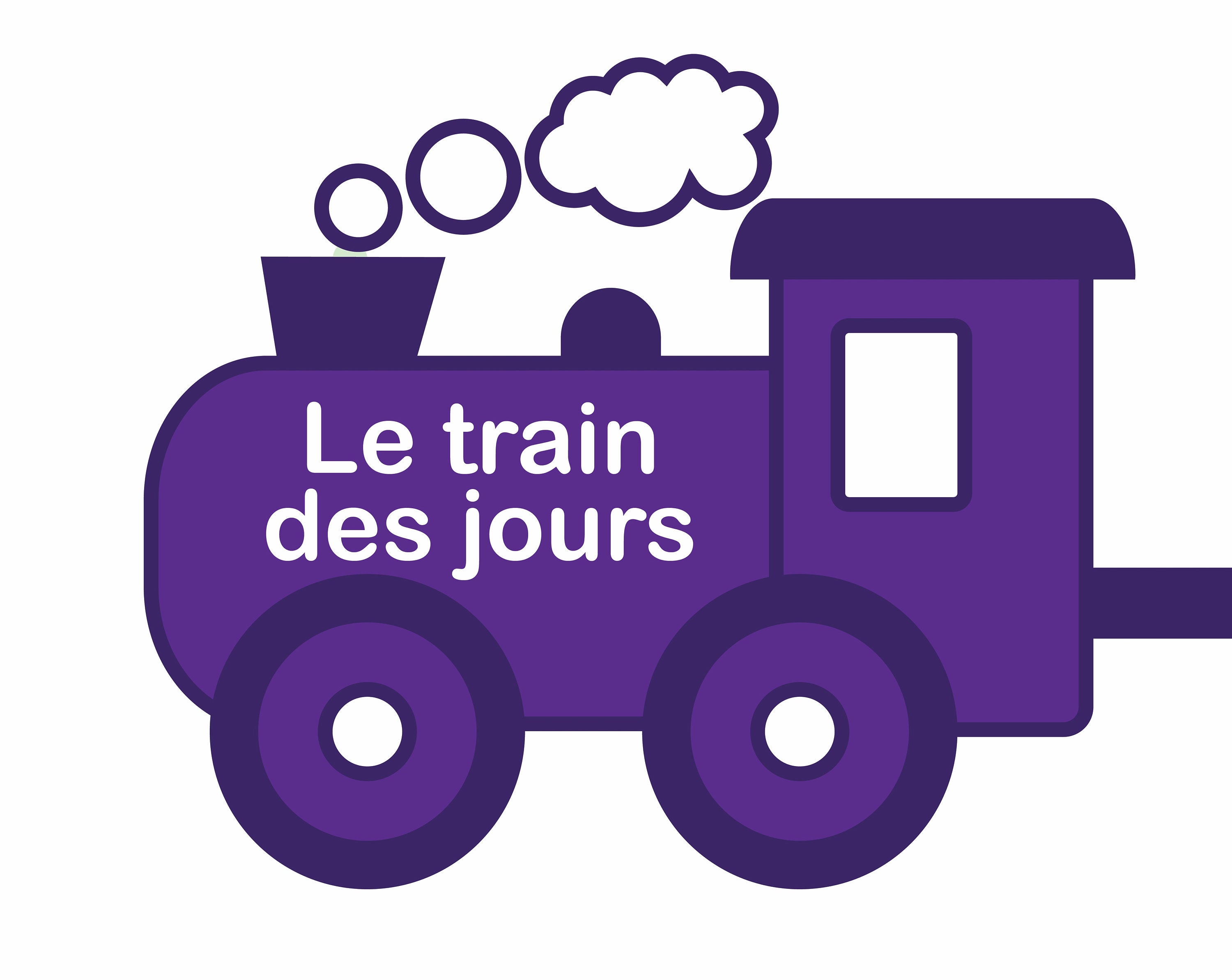 French Days of the Week Train Chart: Playroom Printable (digital ...