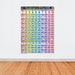 English Numbers [01 to 100] Extra Large Wall Poster for Play Room and ...