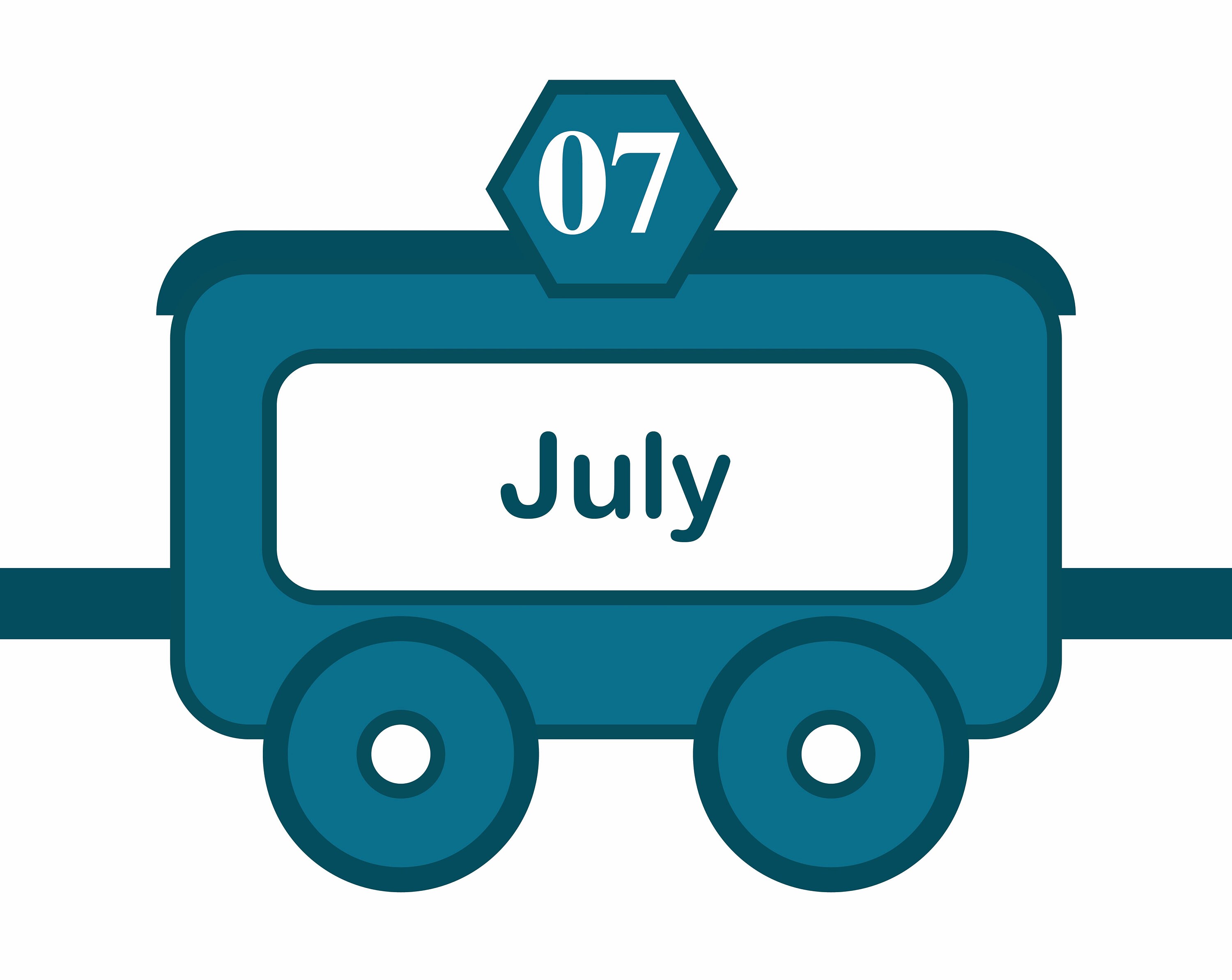 ENGLISH Months Train / the Months of the Year / Nursery Months Poster ...