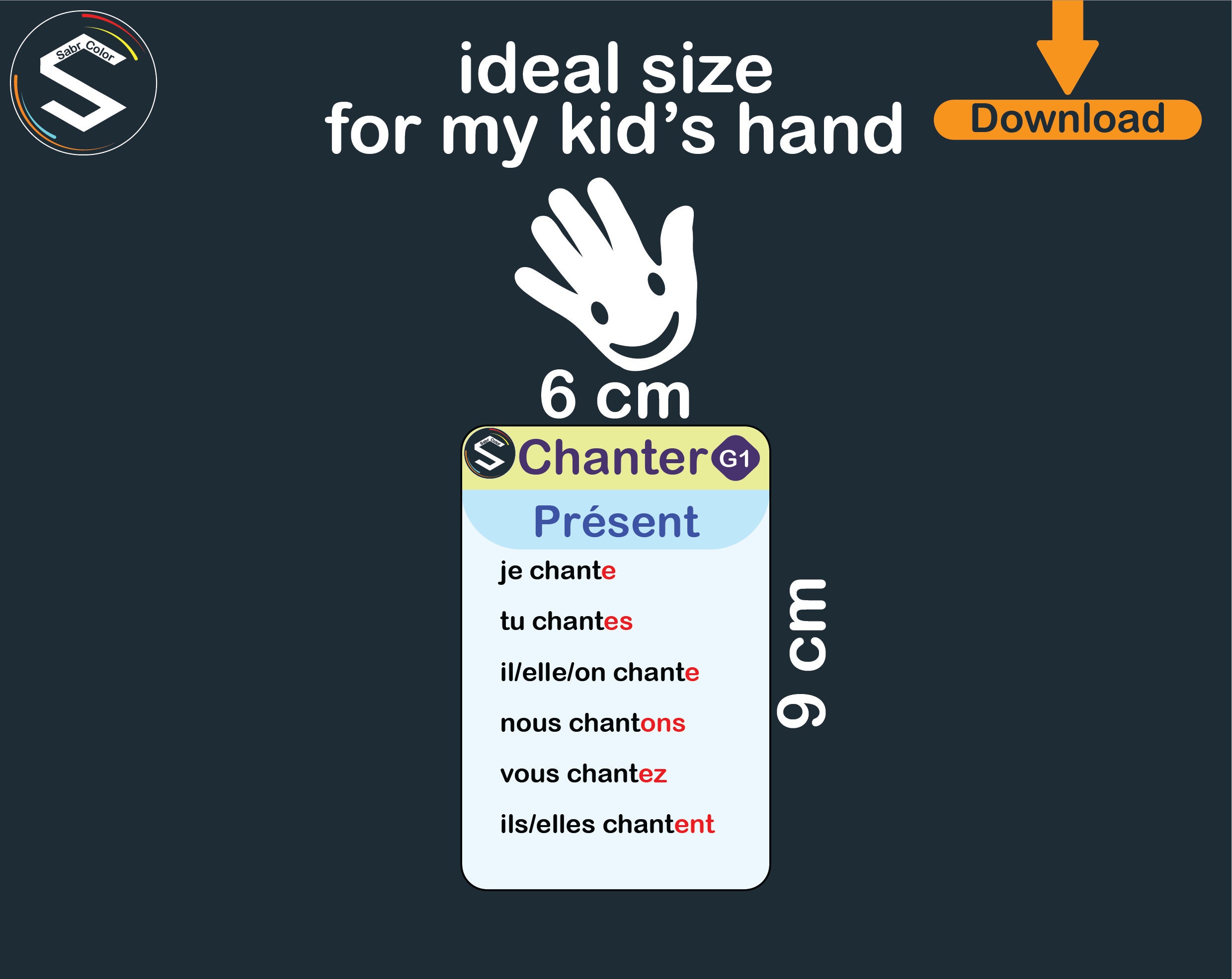 French Verb Conjugation Flashcards: Montessori Homeschool (digital ...