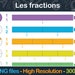 Les Fractions | Math Factions Printable Large Poster for Classroom ...