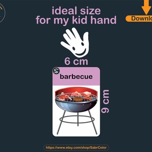 English Kitchen Flashcards: Printable Vocabulary Cards (digital ...